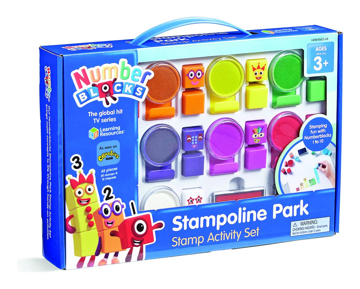 Numberblocks Stampoline Park Stamp Activity Set – GBR Toys
