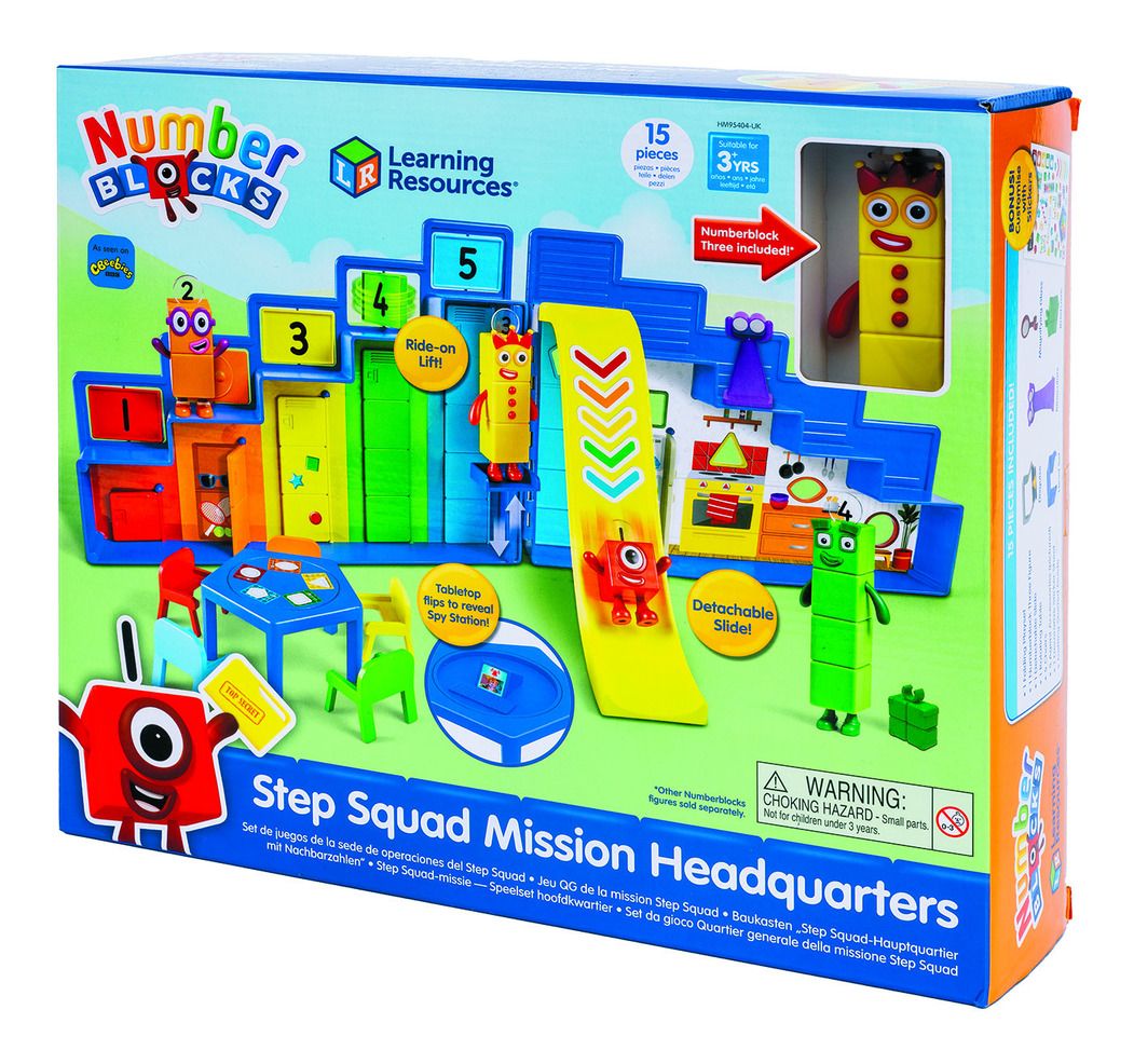 Numberblocks Step Squad Mission Headquarters – GBR Toys